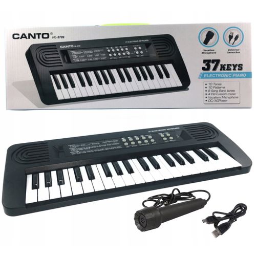 Canto HL 3709 - Clavier Piano Electronique à 37 Touches & Microphone ...