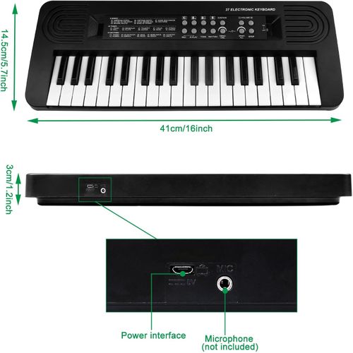Canto HL 3709 - Clavier Piano Electronique à 37 Touches & Microphone ...