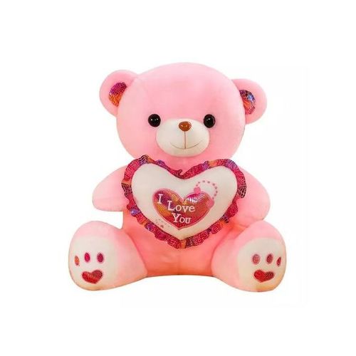 Nounours En Peluche Rose - Ekco Boutique